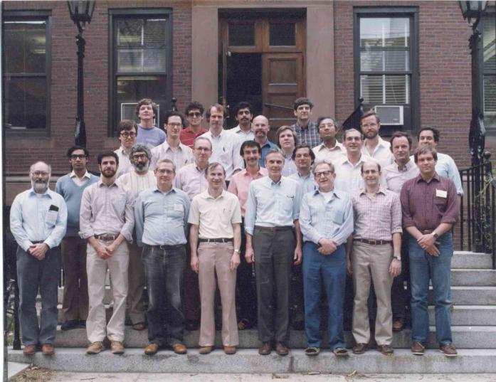 John Tate and his students in 1985